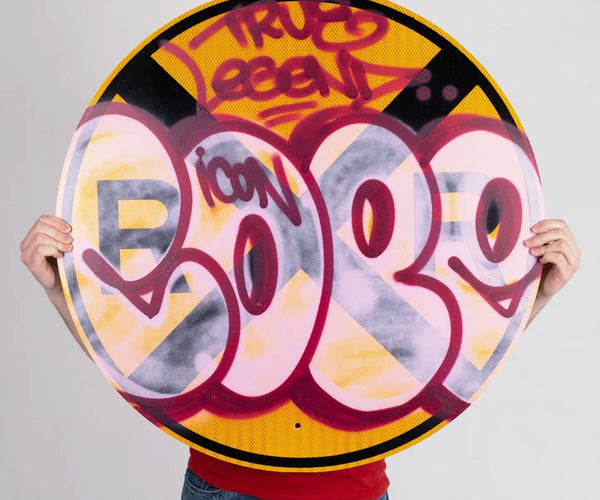 Graffiti Art Street Signs: Unconventional Investment Grade Art – Sprayed Paint Art Collection