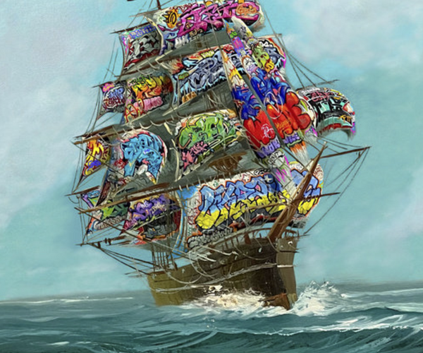 Blending Past and Present Dave Pollot's Artistic Alchemy – Sprayed ...