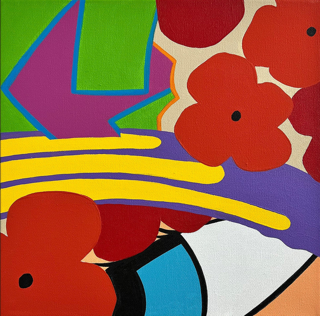 Artistic Urban Landscape Canvas of Crash-John Matos – Sprayed Paint Art ...