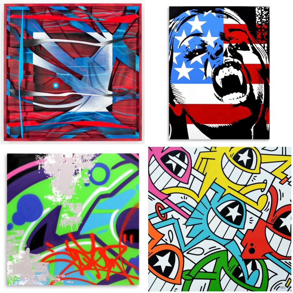 Bold Urban Street Art & Graffiti-Inspired Pop Art | Sprayed Paint ...
