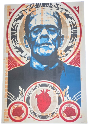 Frankenstein Graffiti Street Pop Art – Sprayed Paint Art Collection