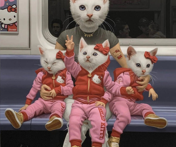 Hello Kitty Graffiti Street Pop Art – Sprayed Paint Art Collection