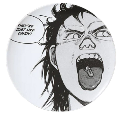 Akira Pill Ceramic Plate Art Object by Supreme – Sprayed Paint Art ...