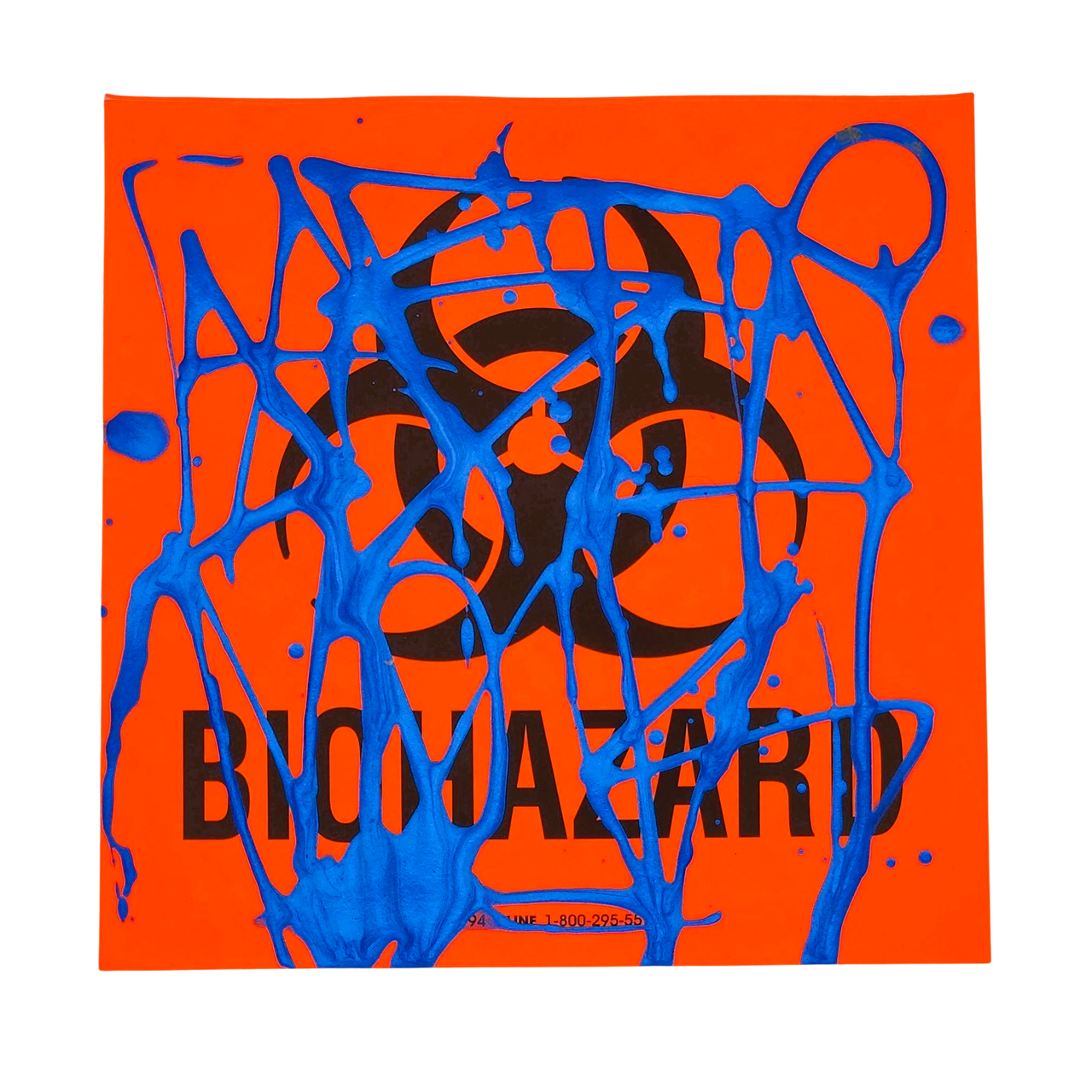Biohazard Slap-Up Label Sticker Original Tag Art by Saber – Sprayed ...