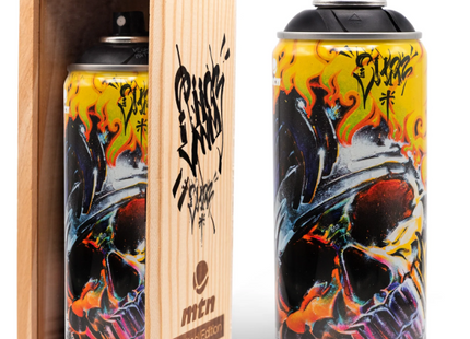 Chaz! Bojorquez Signed Matte Black Spray Paint Can Artwork by Montana ...