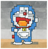 Doraemon Archival Print by Adam Lister – Sprayed Paint Art Collection