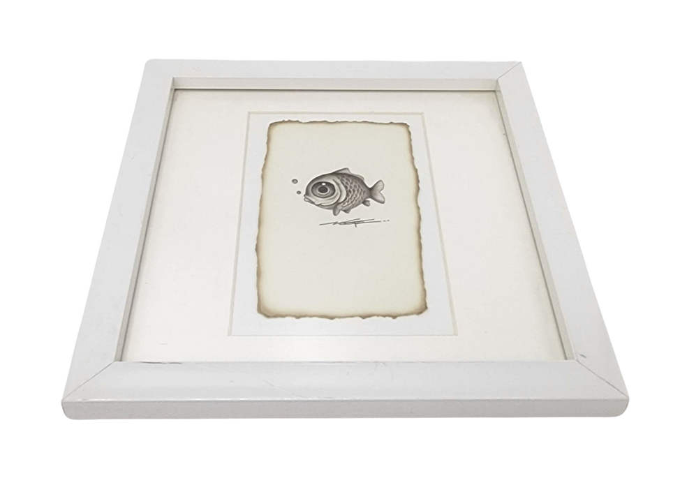Fish Original Graphite Pencil Drawing by Naoto Hattori – Sprayed Paint ...
