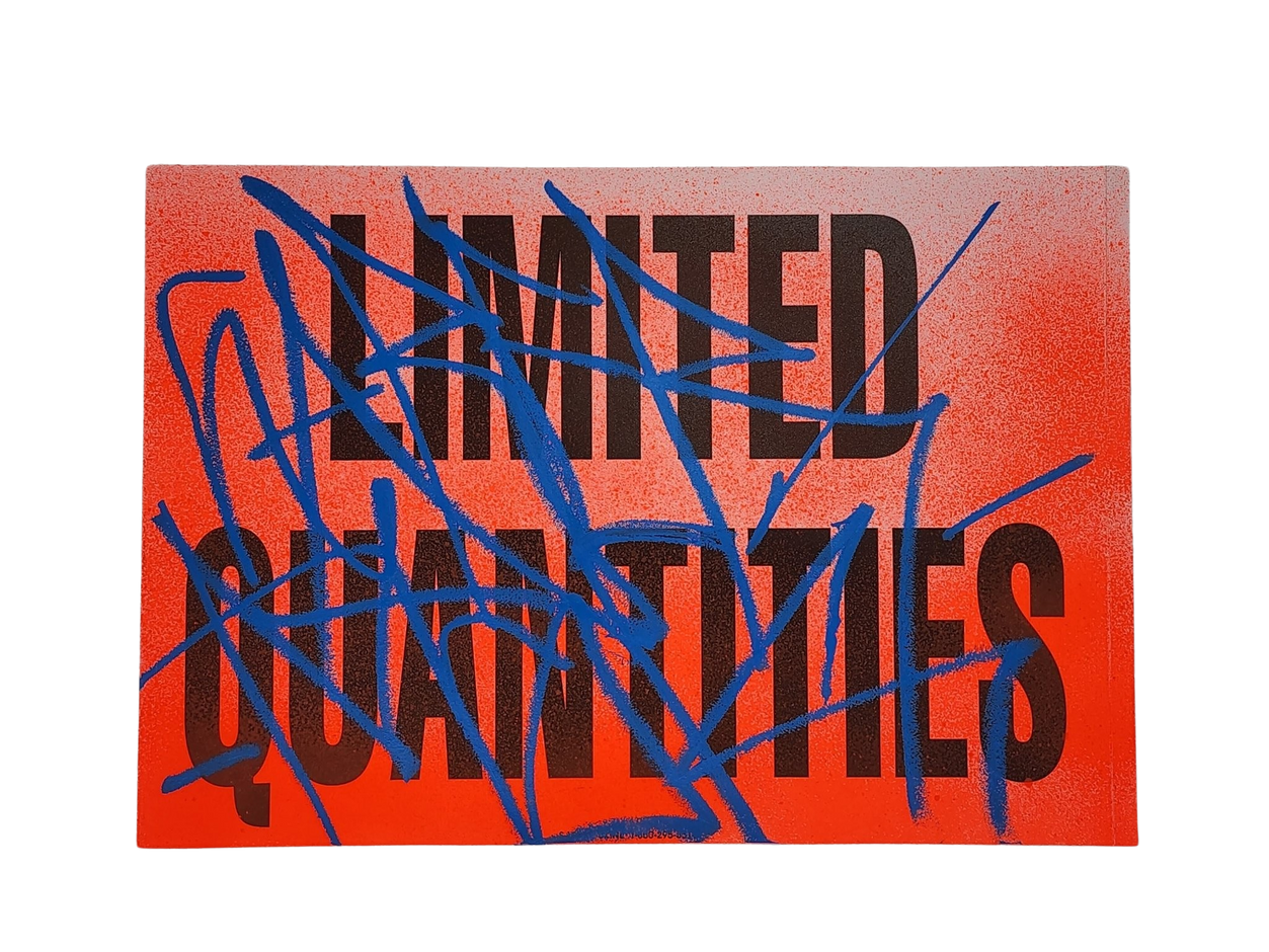 Limited Quantities Slap-Up Label Sticker Original Tag Art by Saber ...