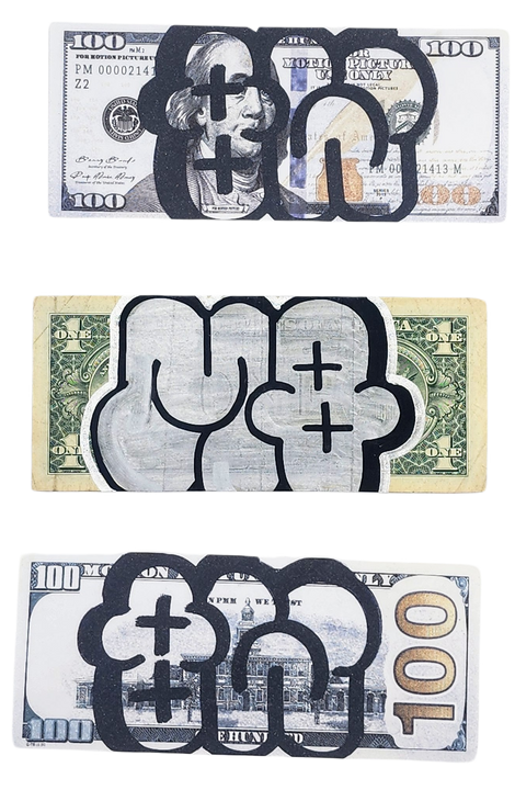 MQ Silver Tag Dollar Original Marker Drawing by MQ Planet- Mque ...