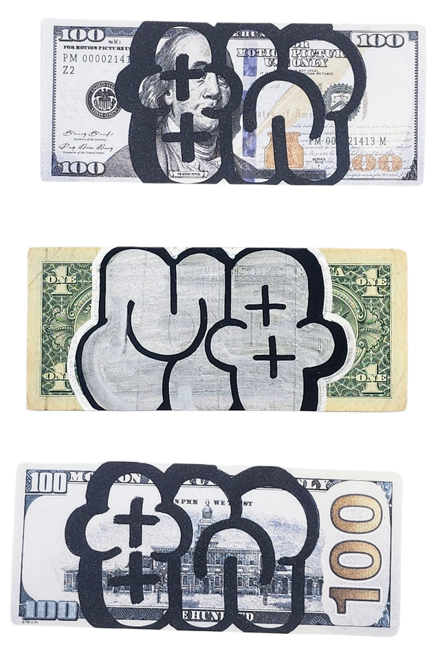 MQ Silver Tag Dollar Original Marker Drawing by MQ Planet- Mque ...