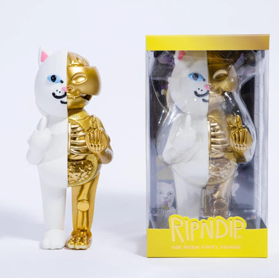 24k Gold Nerm Nermal Art Toy Figure by Rip N Dip – Sprayed Paint Art ...