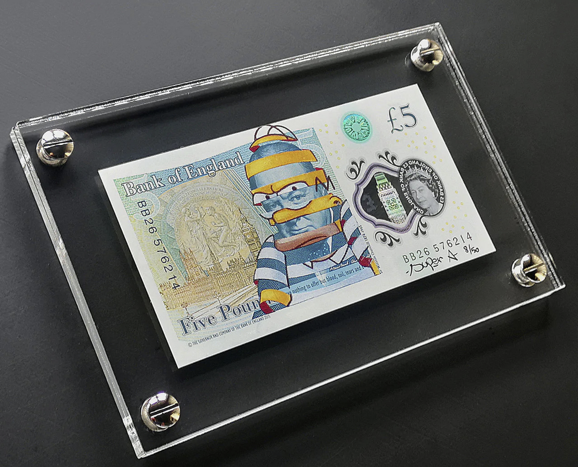 C.R.E.A.M. UK Edition Giclee DTG Print Pound Money by Super A – Sprayed ...