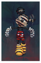 Encaged Mickey AP Archival Print by Super A – Sprayed Paint Art Collection
