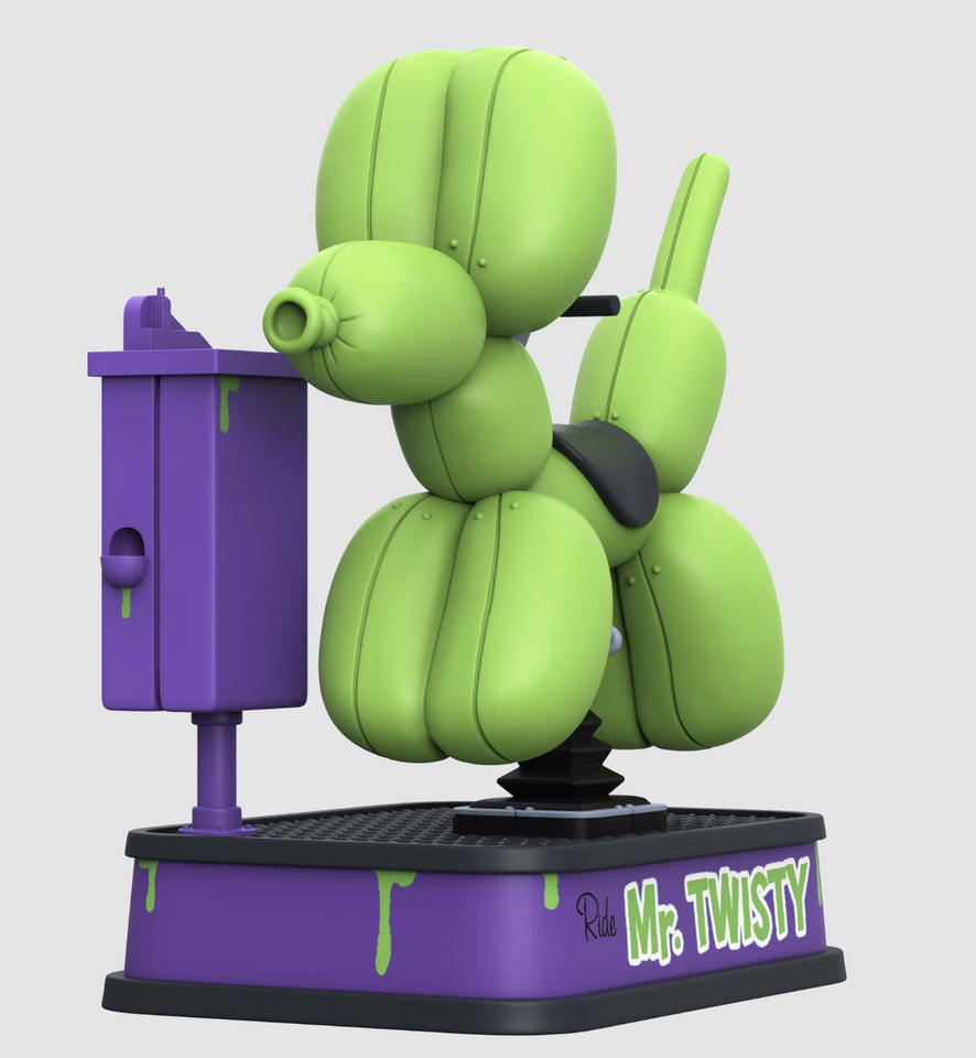 Mr Twisty Spooky Edition Sculpture by Jason Freeny – Sprayed Paint Art ...