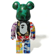 A Bathing Ape 28th Anniversary 400% Green Be@rbrick x Bape- A Bathing ...