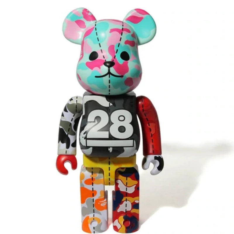 A Bathing Ape 28th Anniversary 400% Pink Be@rbrick x Bape- A Bathing A ...