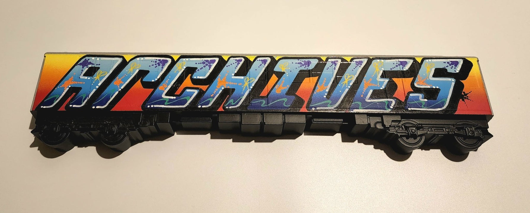 Archives Art Original All City Style Train Painting by Rek Santiago ...