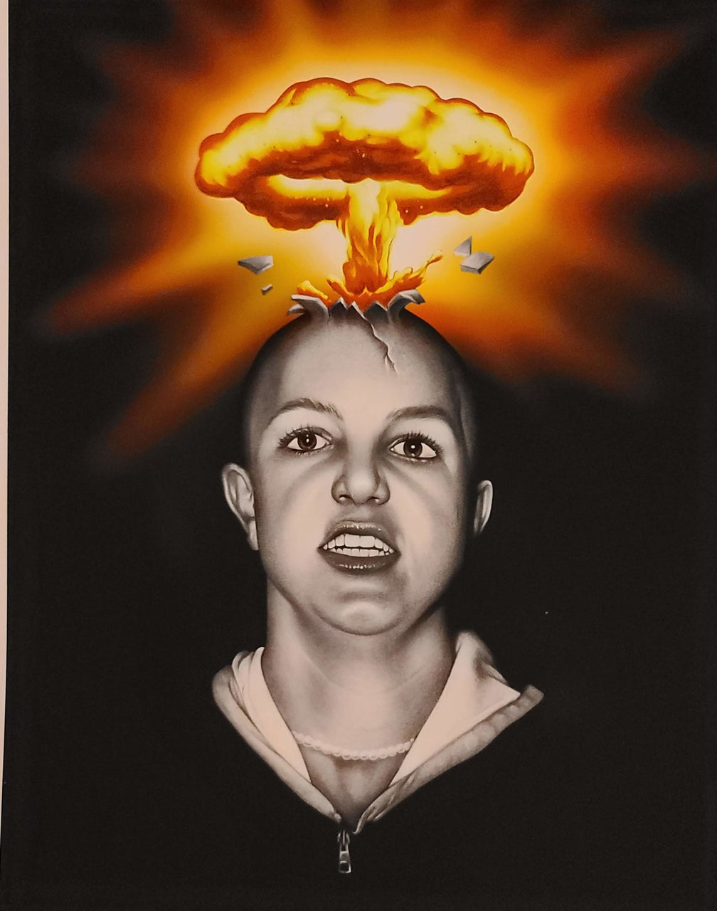 Britney Bomb Silkscreen Print by Joe King – Sprayed Paint Art Collection