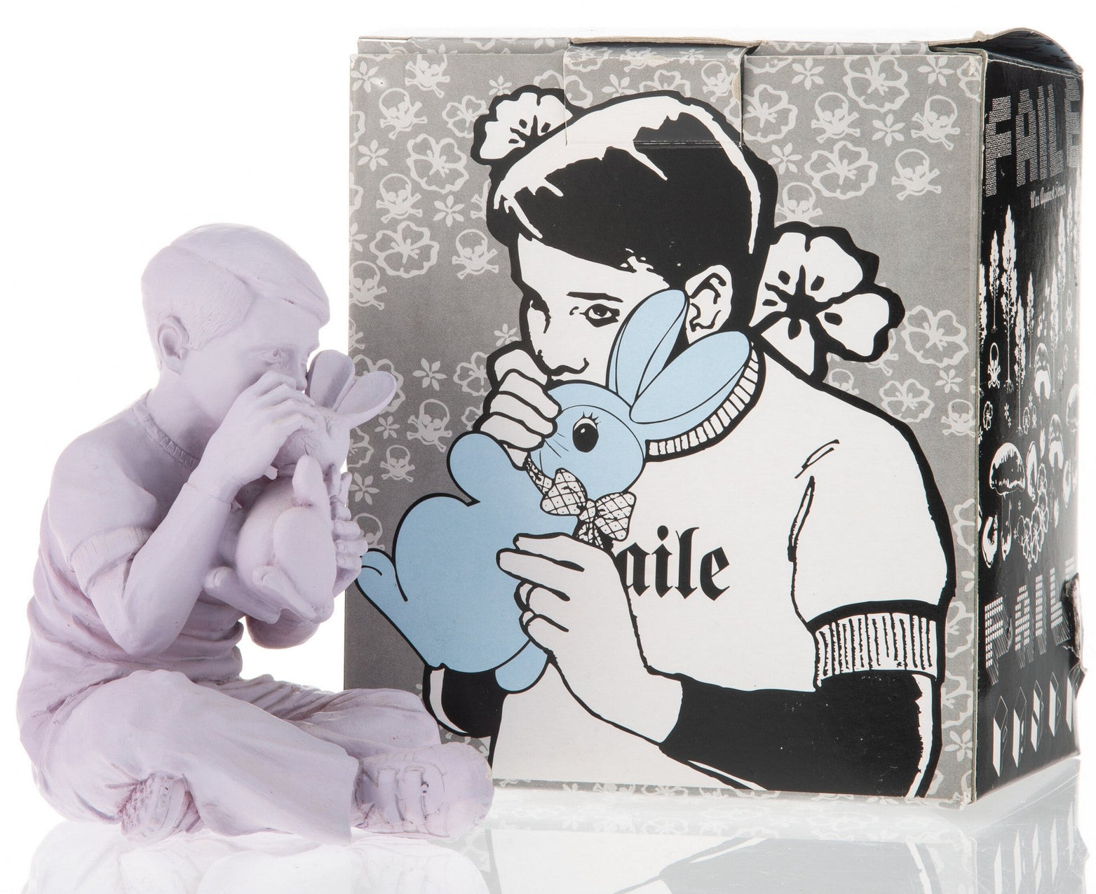 Bunny Boy- Lavender Art Toy Sculpture by Faile – Sprayed Paint Art ...