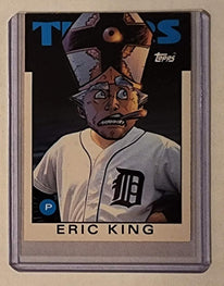 Eric King Pope Joint Tigers Original Collage Baseball Card Art by Pat ...