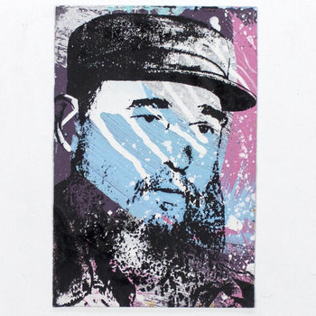 - Fidel Castro - HPM Acrylic Silkscreen Print by Bobby Hill – Sprayed ...