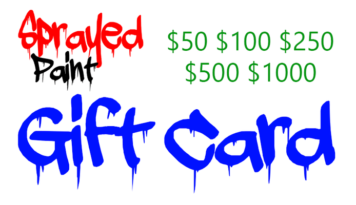 Gift Cards For Graffiti Street Pop Art Enthusiasts – Sprayed Paint Art ...