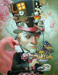 Mad Hatter Giclee Print by Leslie Ditto – Sprayed Paint Art Collection