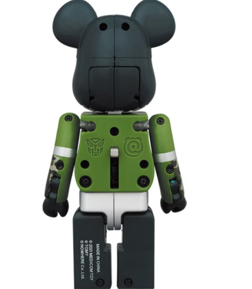 Optimus Prime Transformers Green 200% Be@rbrick x Bape- A Bathing Ape ...