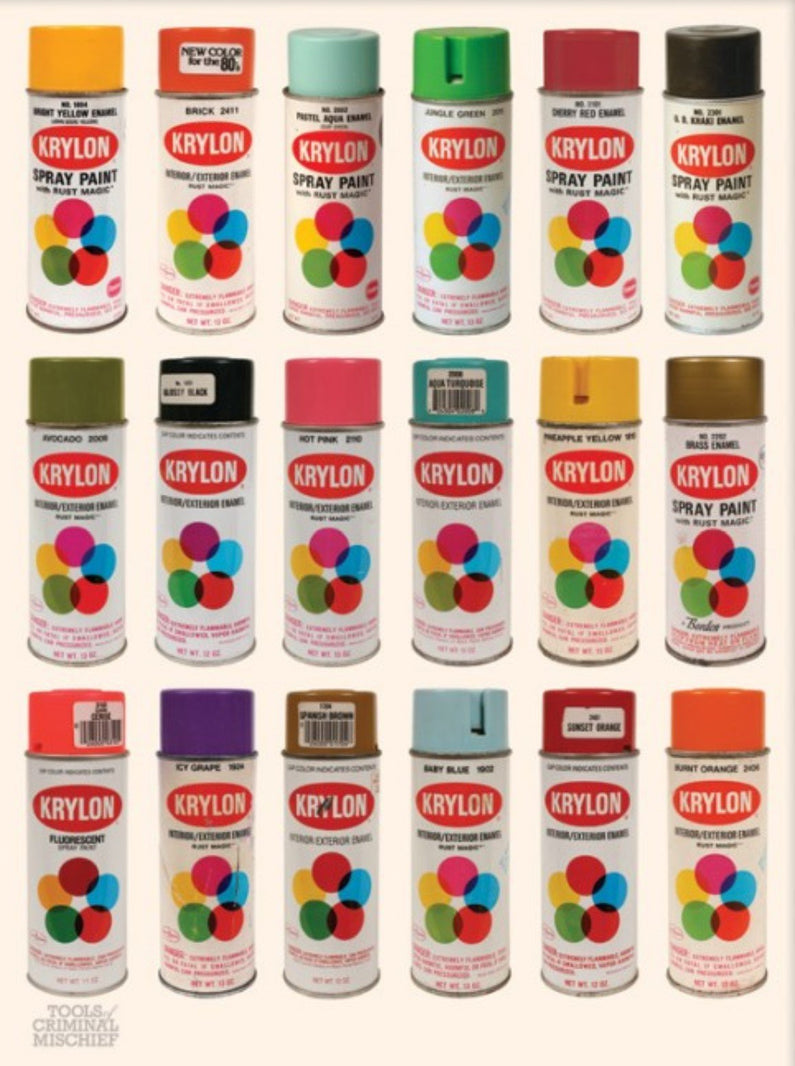 The Cans IV Krylon Edition Archival Print by Roger Gastman – Sprayed ...
